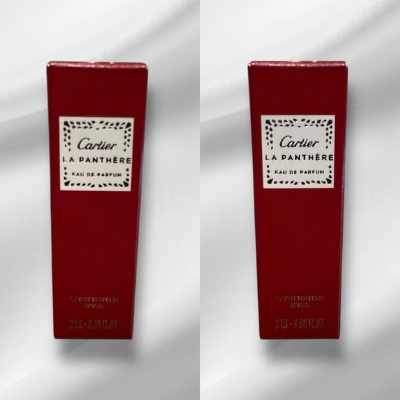 Cartier | Makeup | Cartier La Panthere By Cartier For Women 2 X 2ml ...